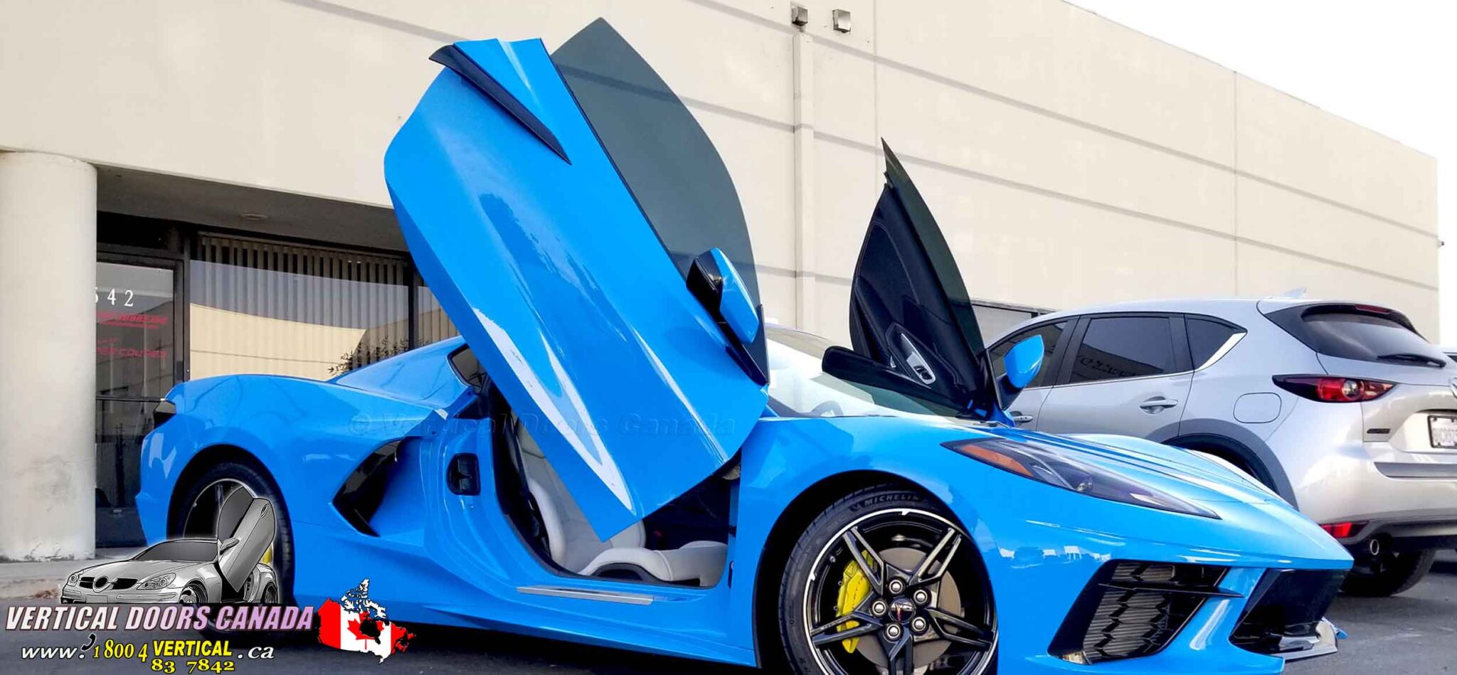 Chevrolet Corvette C8 2020-2026 Lambo Vertical Doors Kit ( There is a ...
