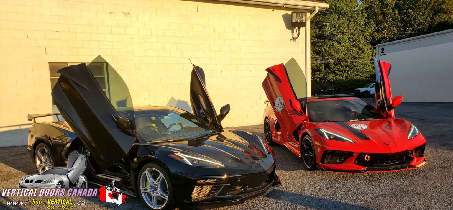 Chevrolet Corvette C8 2020-2023 Lambo Vertical Doors Kit – Vertical ...