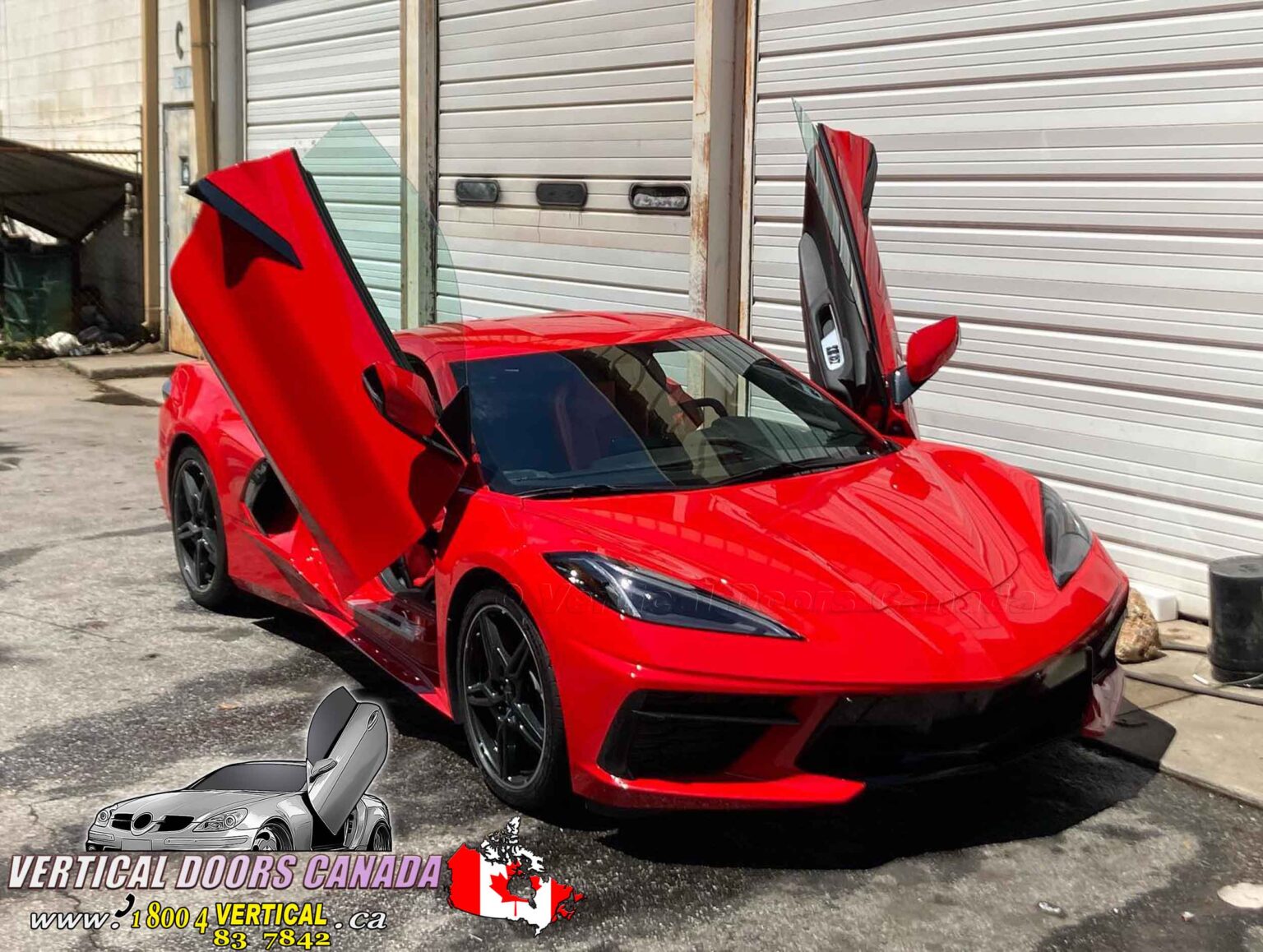 Chevrolet Corvette C8 2020-2023 Lambo Vertical Doors Kit – Vertical ...