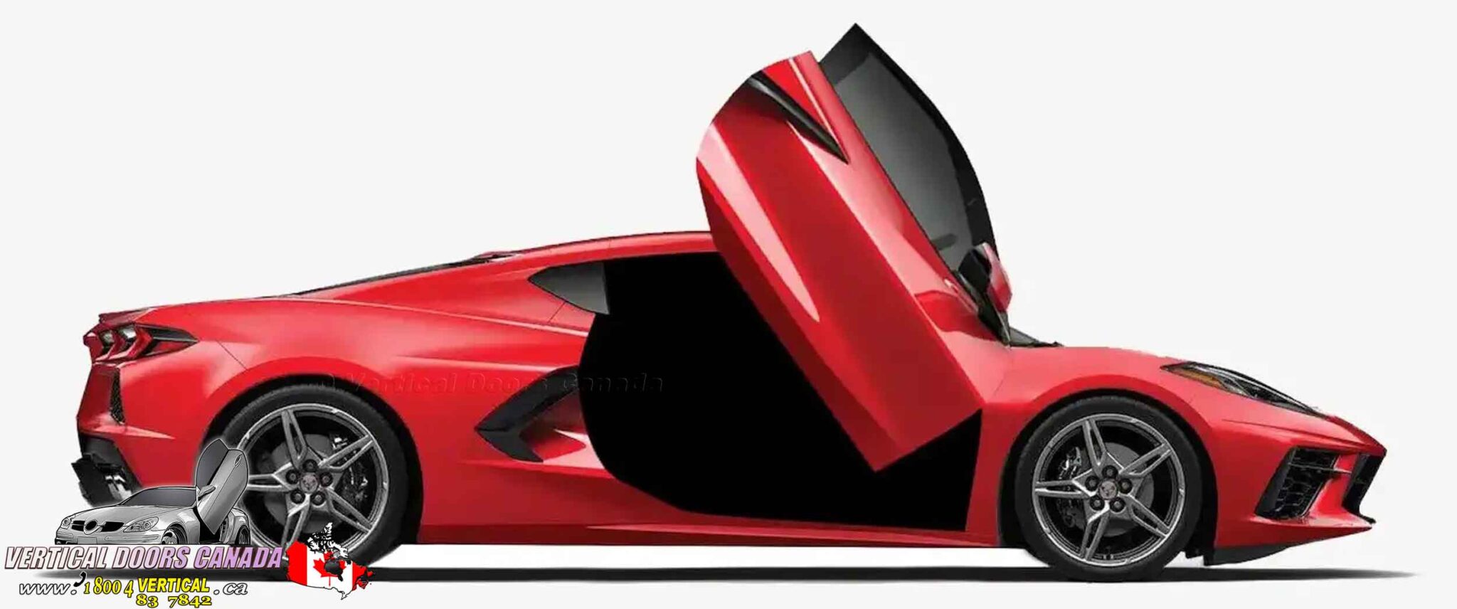 Chevrolet Corvette C8 2020-2023 Lambo Vertical Doors Kit – Vertical ...