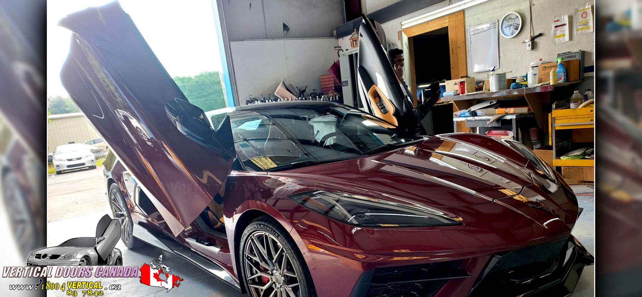 Chevrolet Corvette C8 2020-2026 Lambo Vertical Doors Kit ( There is a ...