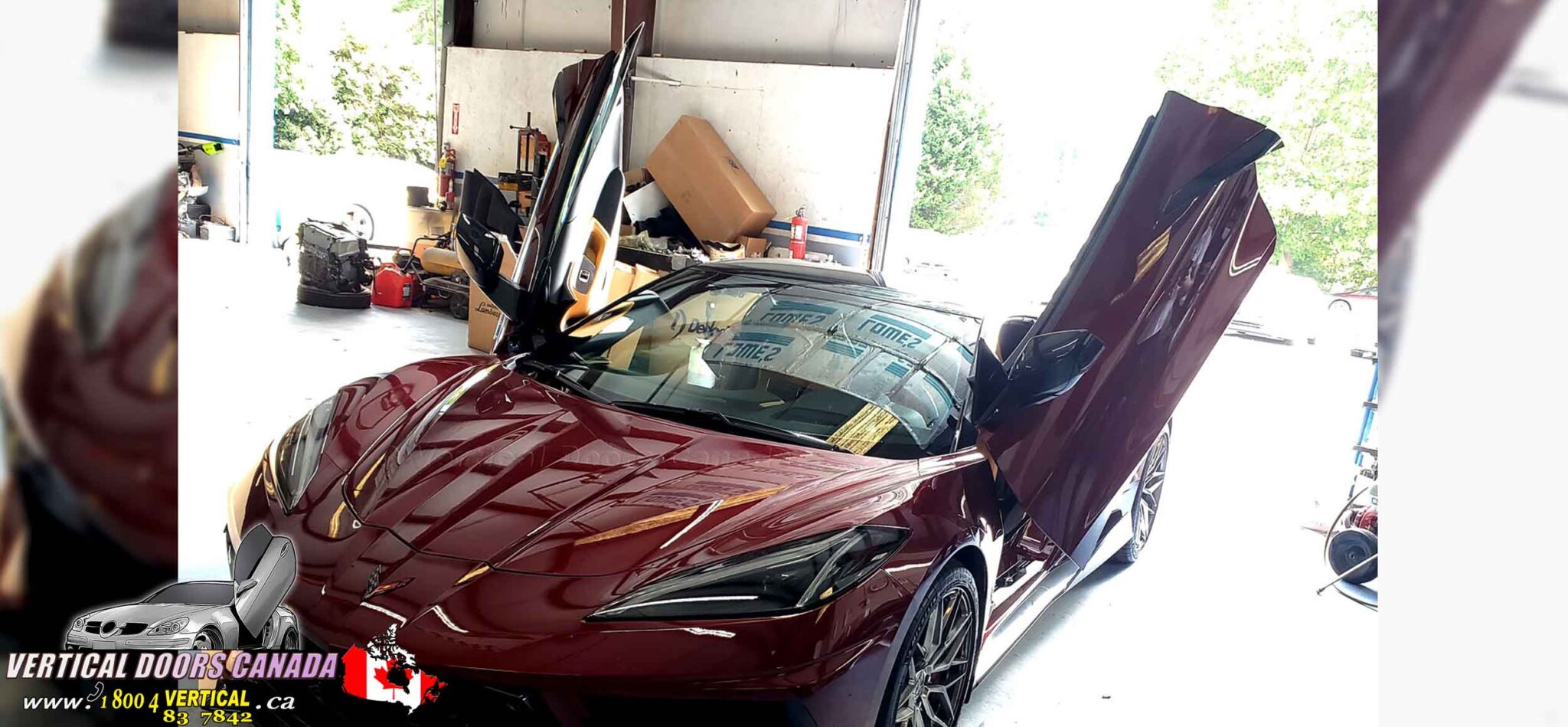 Chevrolet Corvette C8 2020-2026 Lambo Vertical Doors Kit ( There is a ...