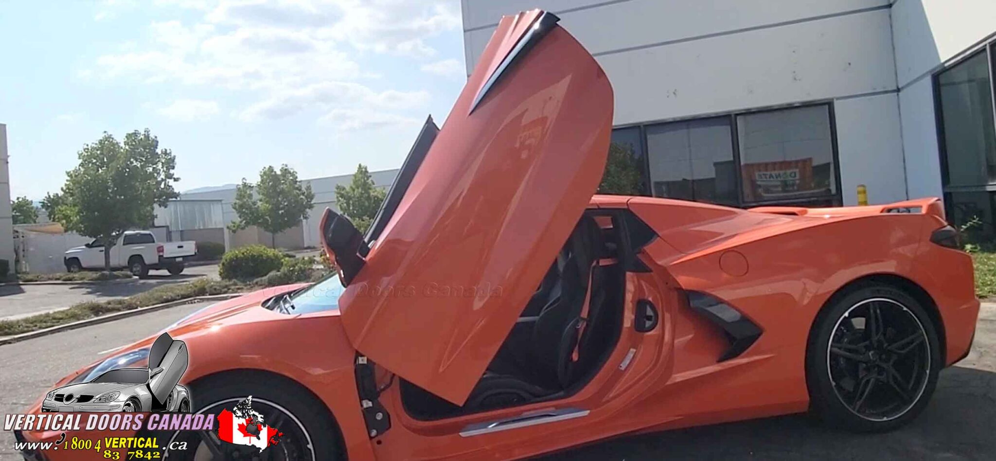 Chevrolet Corvette C8 2020-2026 Lambo Vertical Doors Kit ( There is a ...