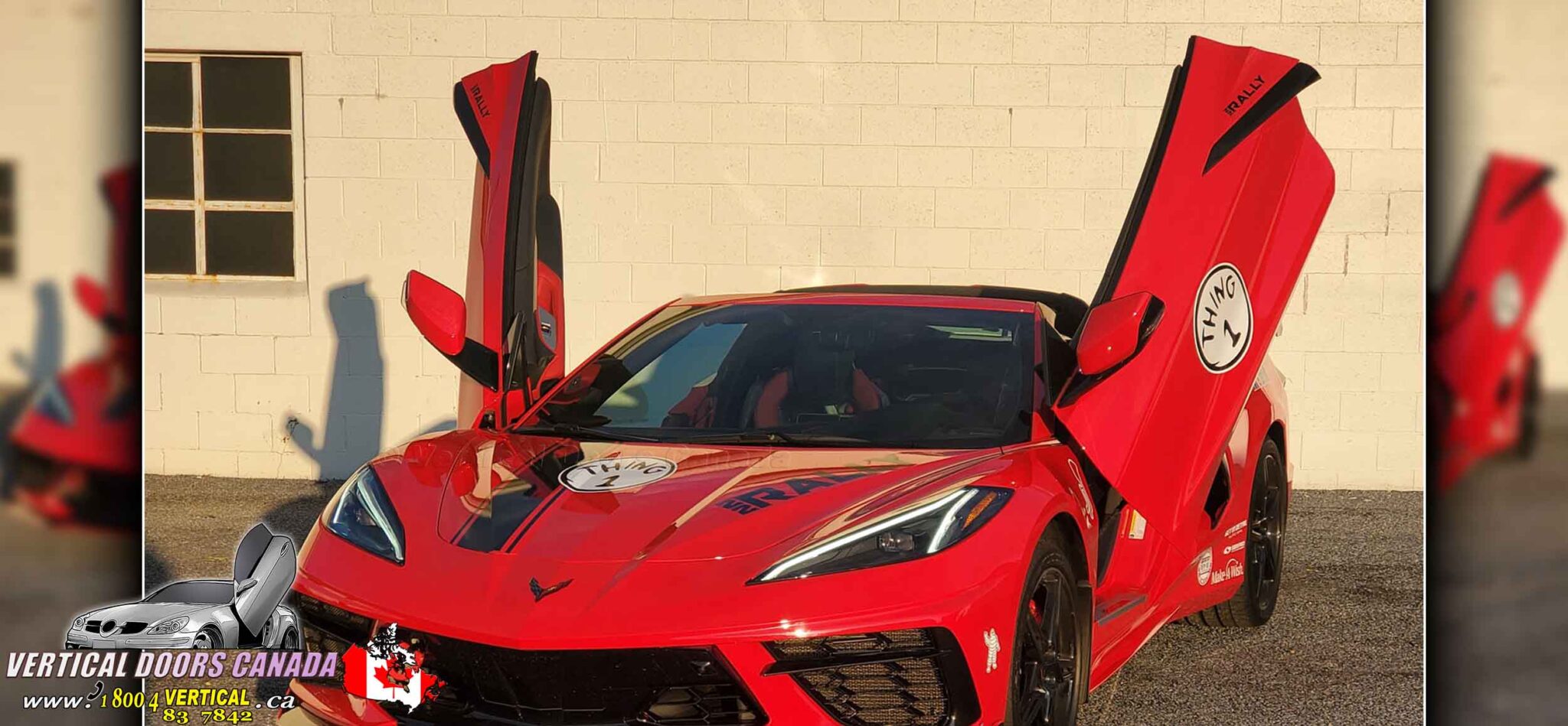 Chevrolet Corvette C8 2020-2026 Lambo Vertical Doors Kit ( There is a ...