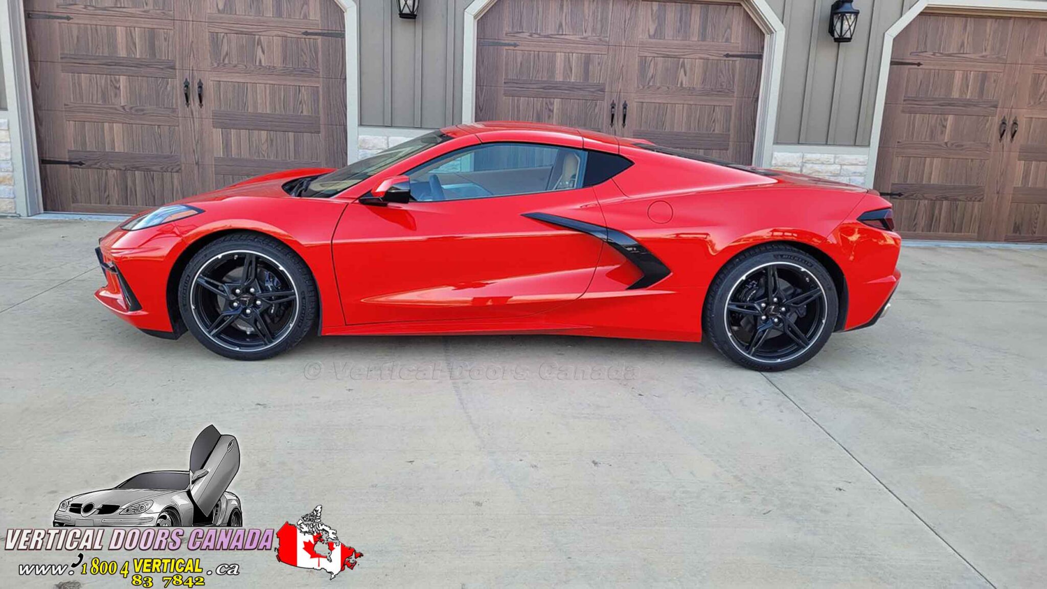 Chevrolet Corvette C8 2020-2026 Lambo Vertical Doors Kit ( There is a ...
